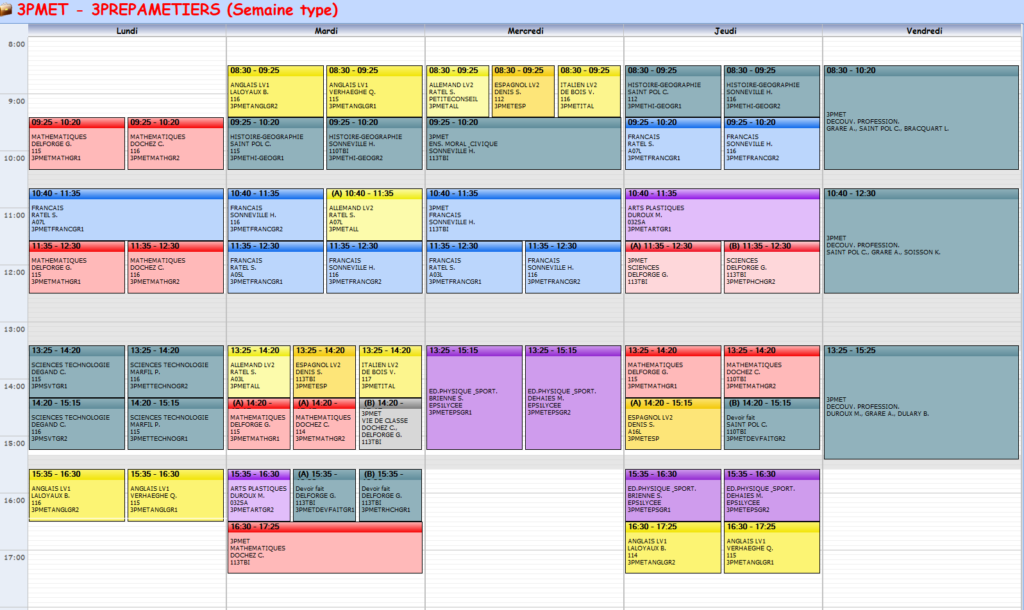 3ème Prépa Métiers – Lycée professionnel